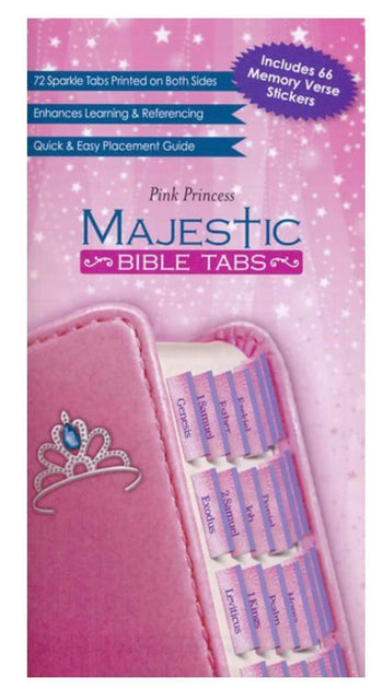 Majestic Pink Princess Bible Tabs – God’s BibleWay Bookstore LLC