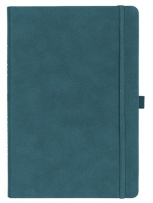 Faux Leather Undated Baxter Planner, Teal – God’s BibleWay Bookstore LLC
